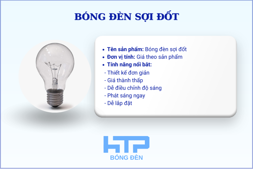 Bóng Đèn Sợi Đốt - Hồng Tâm Phát